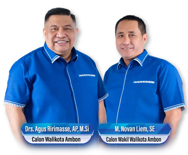 Visi Misi Drs. Agus Ririmasse, M.Si. - Muhammad Novan Liem, Calon WALIKOTA DAN WAKIL WALIKOTA ...
