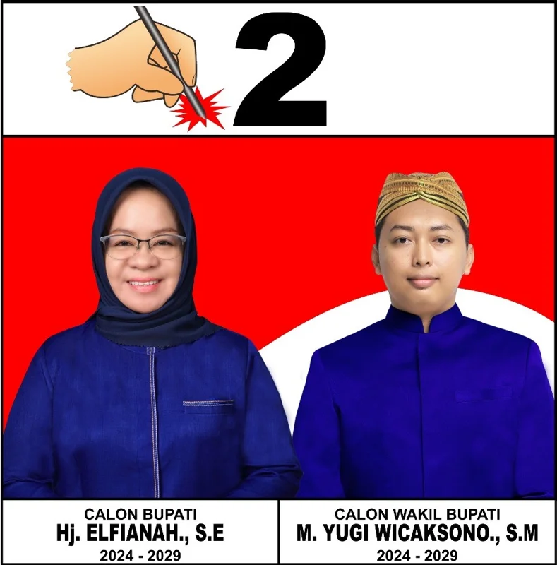 Visi Misi ELFIANAH - M. YUGI WICAKSONO Calon BUPATI DAN WAKIL BUPATI KABUPATEN MESUJI - Info Pilkada